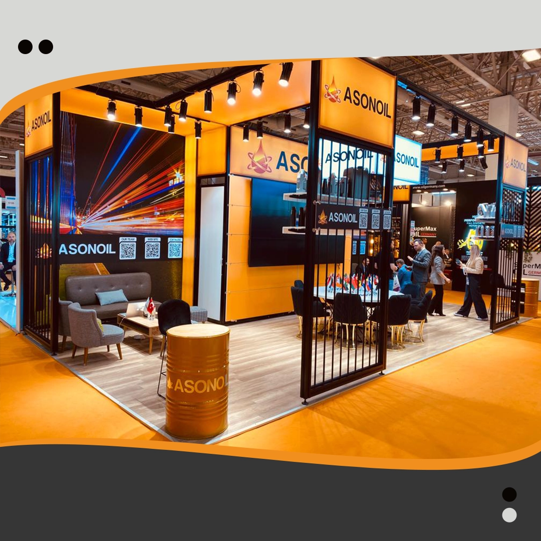 Asonoil Fuar Standı | Şık ve Fonksiyonel Tasarımlar